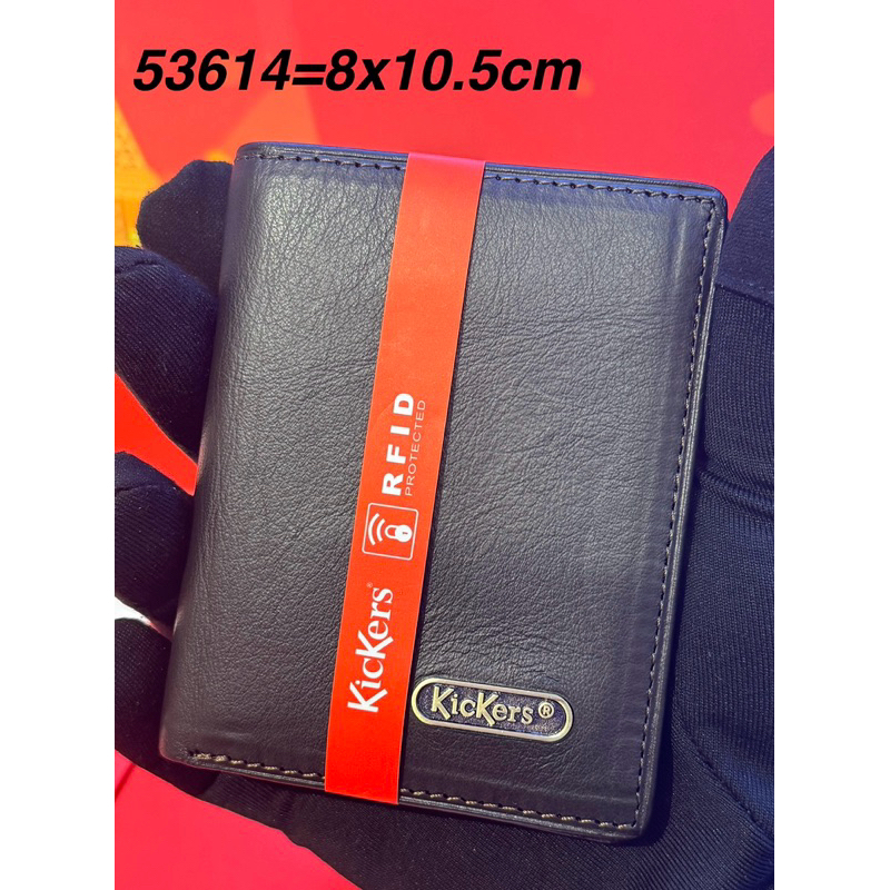 Kickers Genuine Leather RFID Bifold Wallet 💯% Original(53614) | Shopee ...