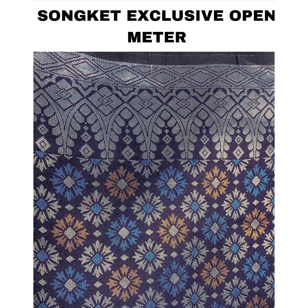 Kain songket tenun asli ,kain songket 4 meter / Songket raya/ tunang ...