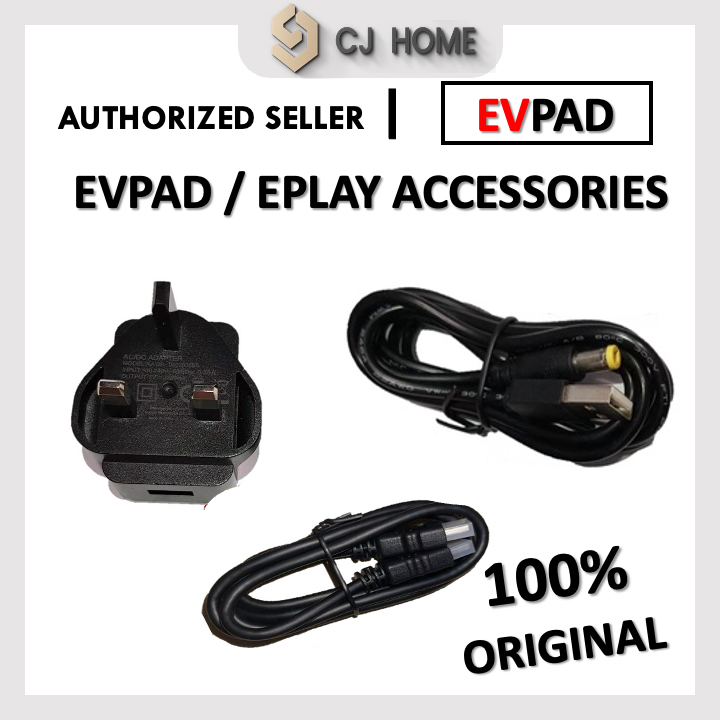 EVPAD EPLAY ORIGINAL ACCESSORIES Adapter/ POWER CABLE / HDMI CABLE FOR ...