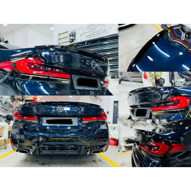 BMW G30 CS PSM M4 M5 M sport performance rear boot trunk carbon fiber ...