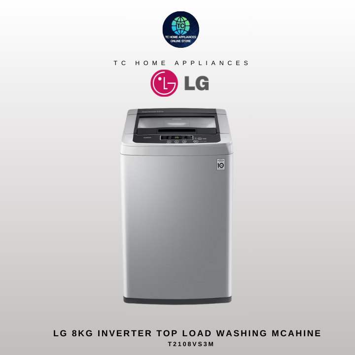 LG 8KG TOP LOAD WASHER WITH SMART INVERTER (T2108VS3M) | Shopee Malaysia