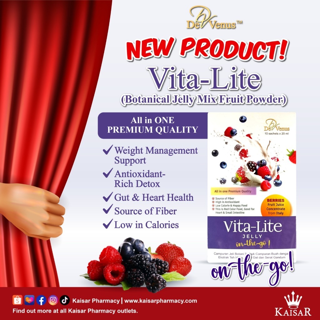 DE VENUS VITA LITE JELLY BERRIES (Fibers) | Shopee Malaysia