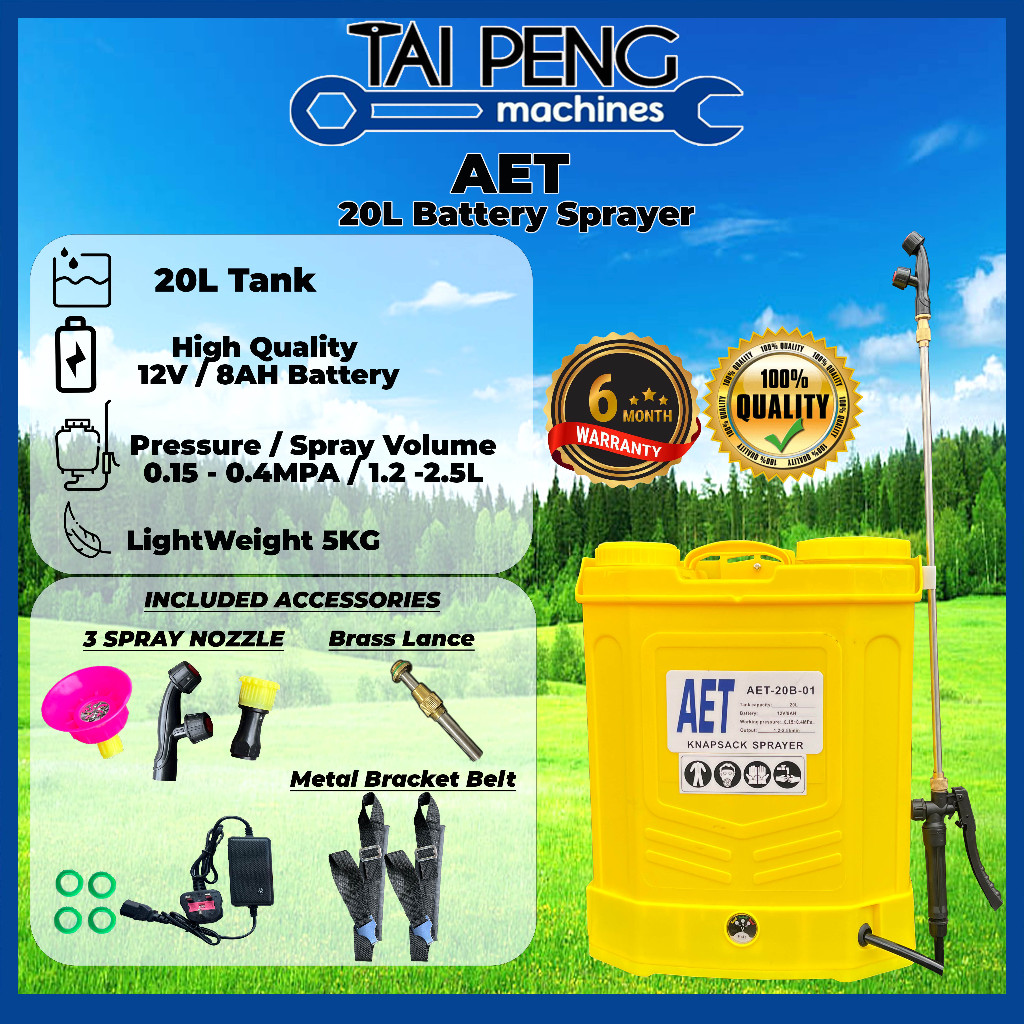 Battery Sprayer 20L ( Pump Racun Battery ) Pam Racun Bateri tong racun ...