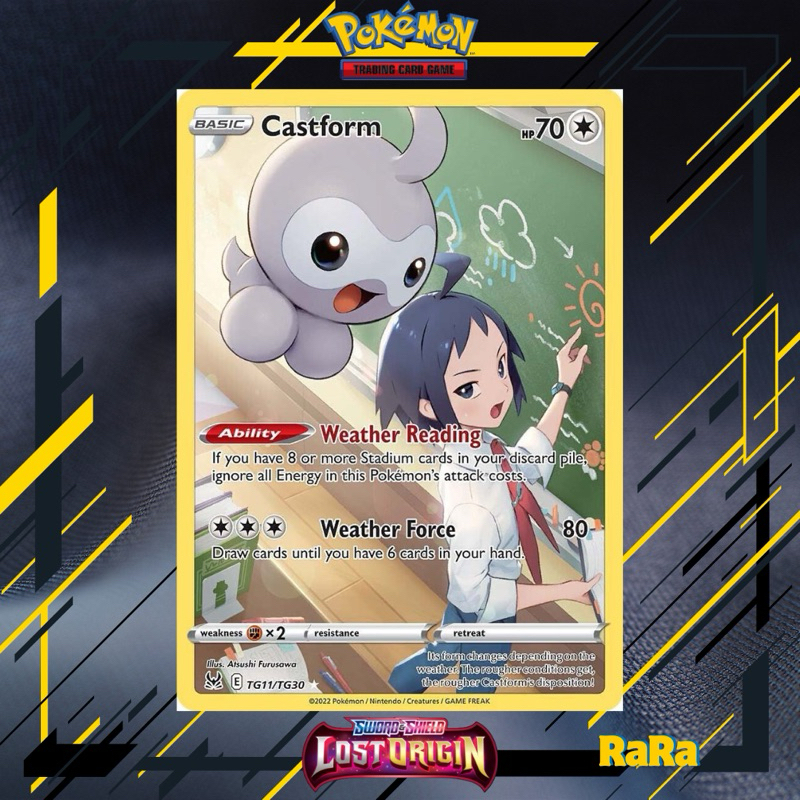 PTCG - Castform - SWSH11: Lost Origin Trainer Gallery (SWSH11: TG ...