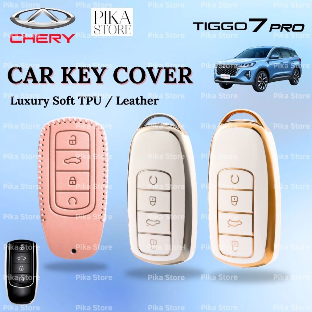 Chery Tiggo 7 Pro Key Cover Car Key Case Holder Kunci Kereta Chery ...