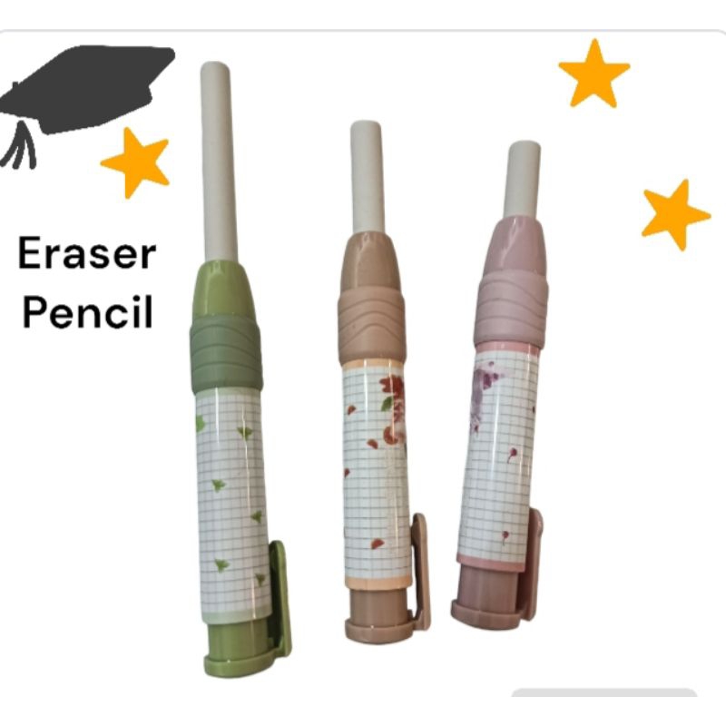 Magic Eraser Pencil 3 In 1 Adjustable Eraser Pencil | Shopee Malaysia