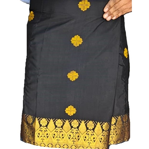 *SAMPIN INSTANT BUNGA TABUR BLACK GOLD & SILVER SLIM FIT* FREE SIZE ...