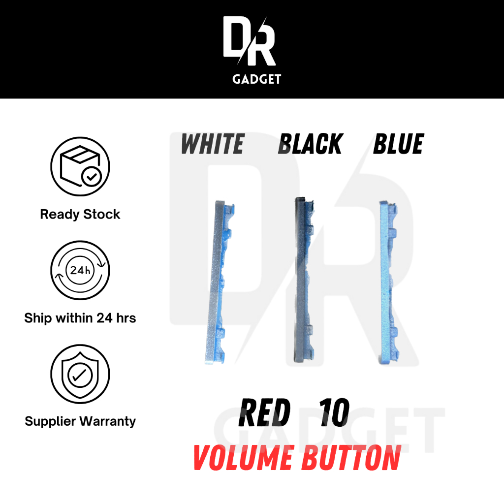 On Off / Volume Button For RED 9 / 9A / 9C / 9T / RED 10 (4G)(5G) / 10C ...