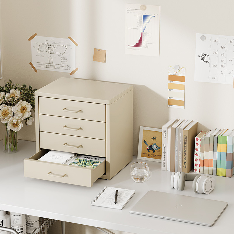 Desk Drawer Storage Cabinet Two Drawers Four Drawers Dopamine Desktop ...