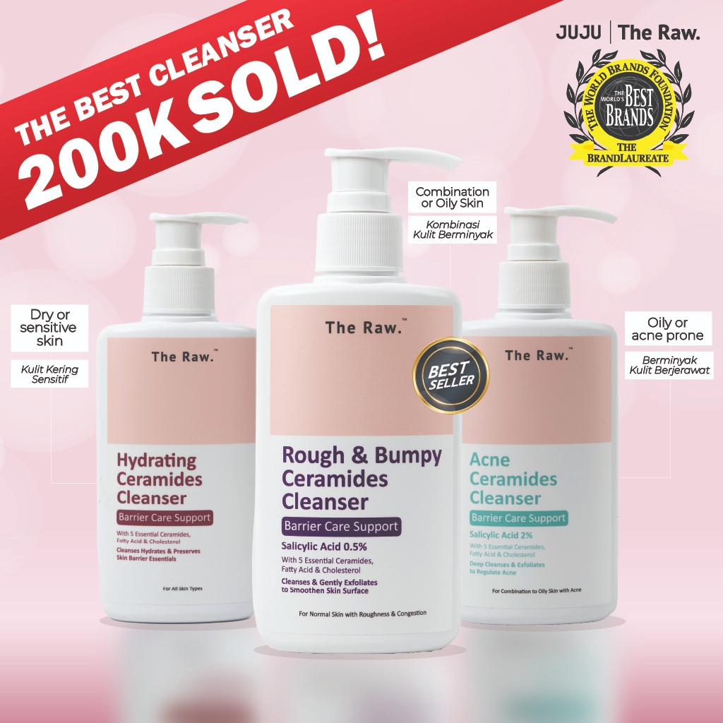 Cleanser Skincare The Raw Pencuci Muka Facewash Glycolic Acid Salicylic ...