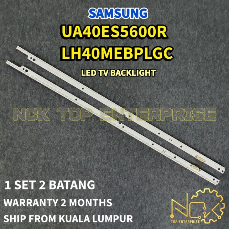 SAMSUNG UA40ES5600R LH40MEBPLGC LED TV BACKLIGHT NEW / BARU UA40ES5600 ...