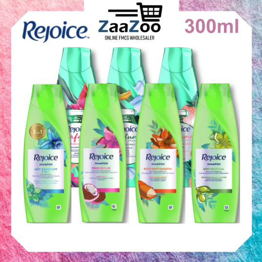 Rejoice Shampoo 300ml Rich SS/Anti Hair Fall/Frizz Repair/Anti Dandruff ...