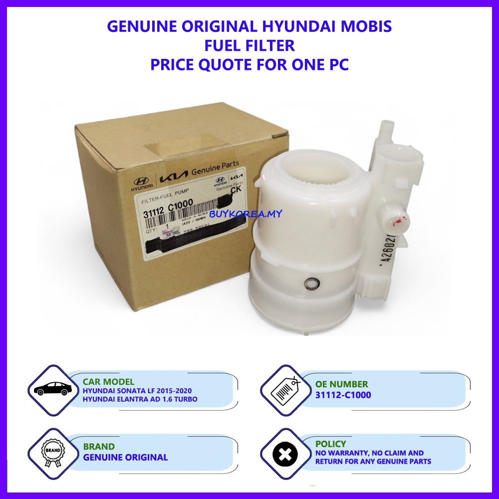 Hyundai Sonata LF 2015-2020 / Hyundai Elantra AD 1.6 Turbo Genuine ...