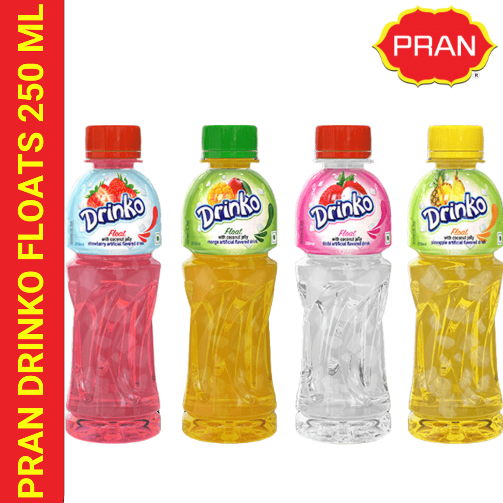 NATA DE COCO DRINKO FLOATS DRINK MANGO/LYCHEE/P.APPLE/STRAWBERRY 250ML ...