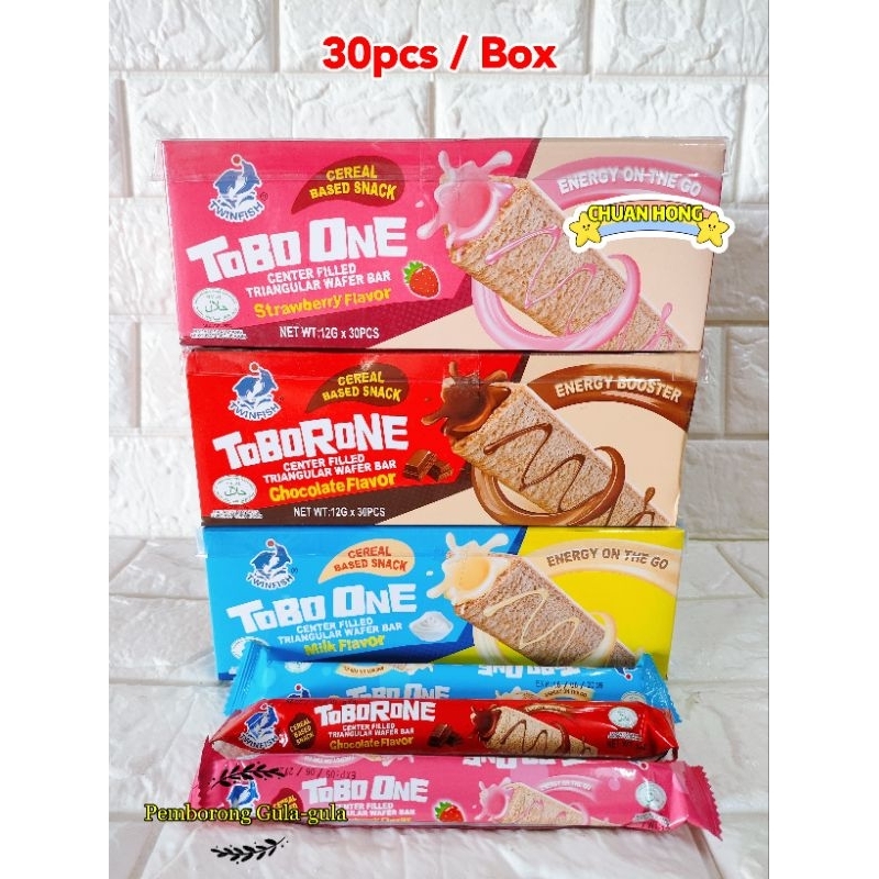 Twinfish ToBo One Center Filled Triangular Wafer Bar 30pcs /Box ...