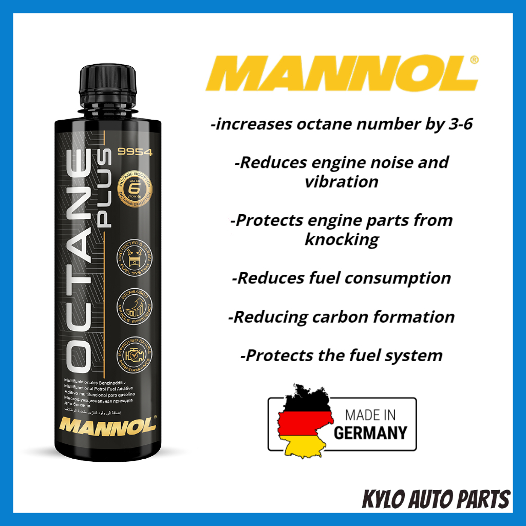 MANNOL 9954 Super Benzin Octane Plus / Engine Power Increases Additive (450ml) | Shopee Malaysia