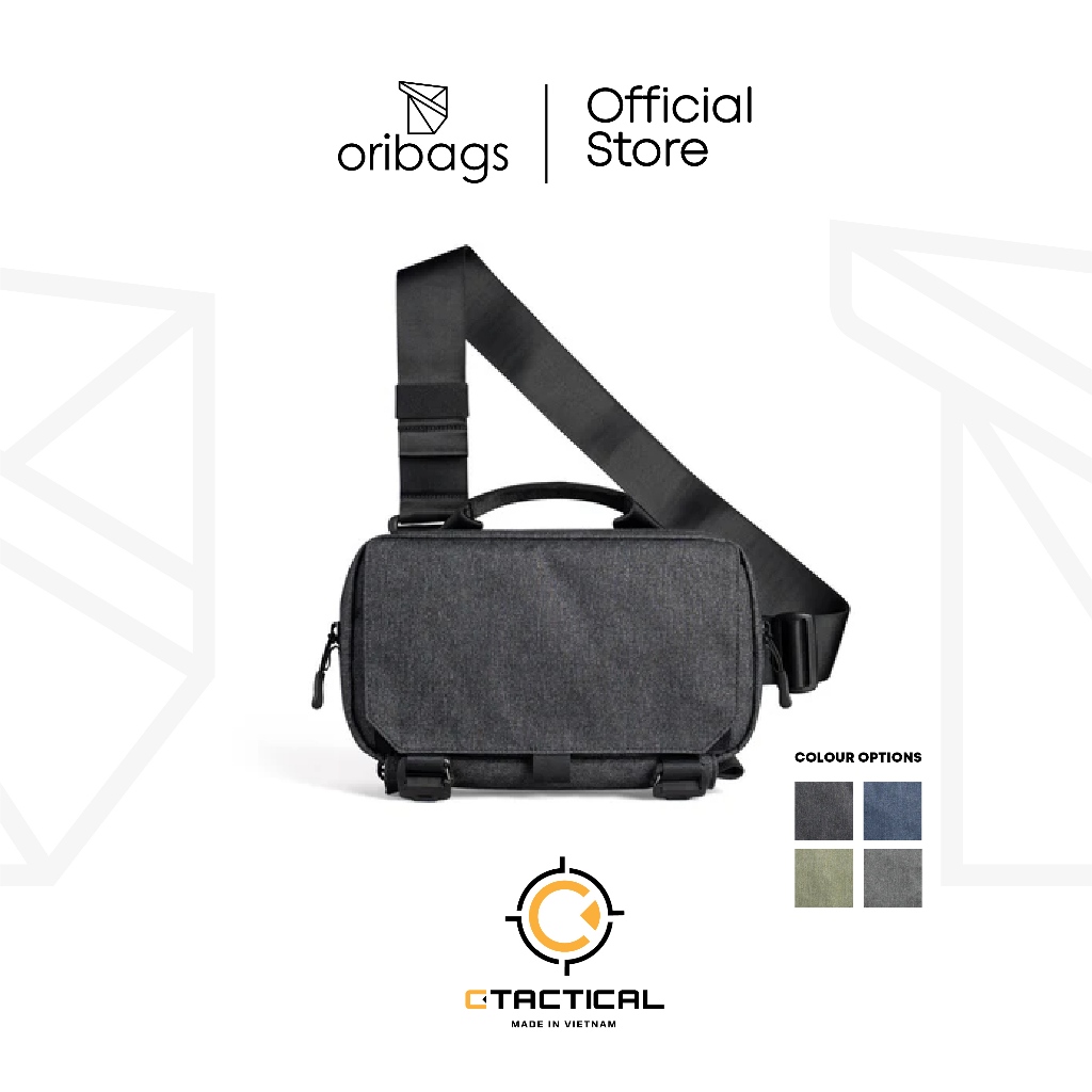Ctactical CT5 EDC Sling Bag – Ecopak EPX240 Denim | Durable & Water-Resistant Crossbody Pack ...