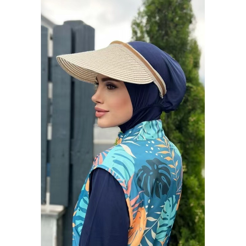 Travel Cap UV Topi Pantai Perempuan Cap Women Muslimah Topi Muslim ...