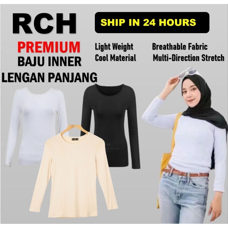 【READY STOCK AT MALAYSIA】Baju Lengan Panjang High Quality Cotton Women ...