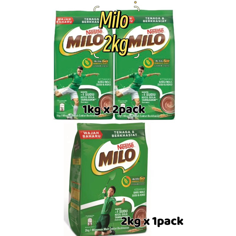 Nestle MILO (1.8kg/2kg) | Shopee Malaysia