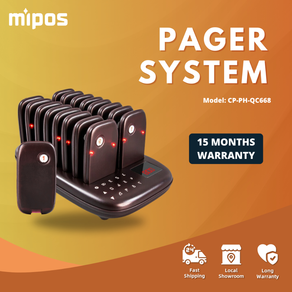 Restaurant Pager Paging Wireless Calling System I 16 Pagers Wireless ...