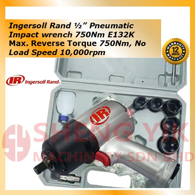 Shengyik Ingersoll Rand 1/2" Twin Hammer Air Impact Wrench E132K | Shopee Malaysia