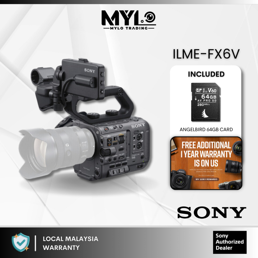 (READY STOCK) - Sony FX6 Full-Frame Cinema Camera Body ILME-FX6V I Sony Malaysia Warranty ...