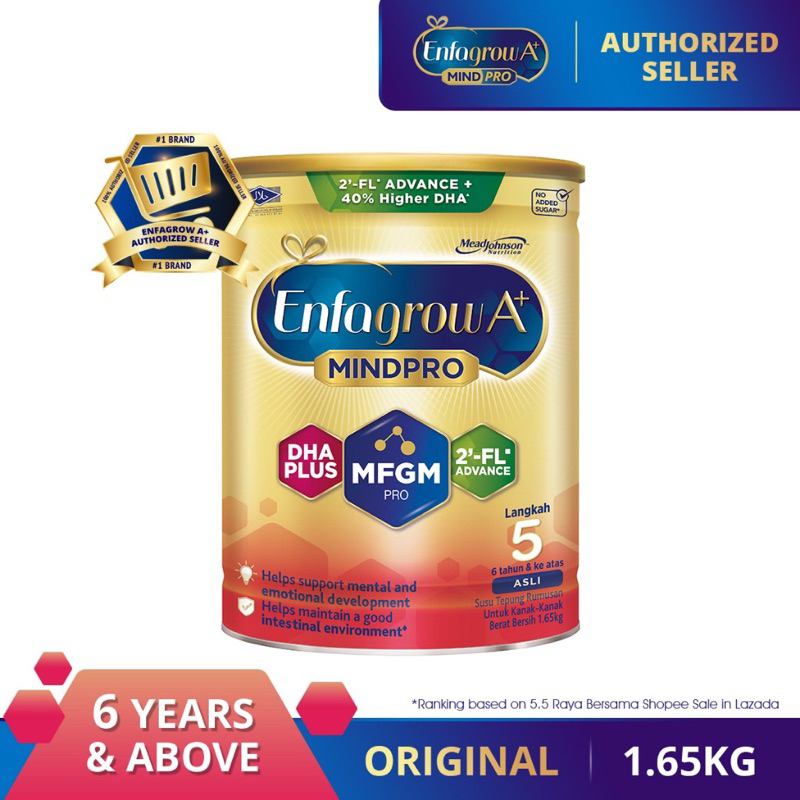 Enfagrow A+ MindPro 2'-FL Step 5 Original - (1.65kg )(Milk Formula ...