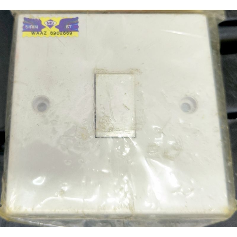 10AX 250V Flush Switch ON OFF Suis (1 Gang 1 Way) [SIRIM APPROVED ...