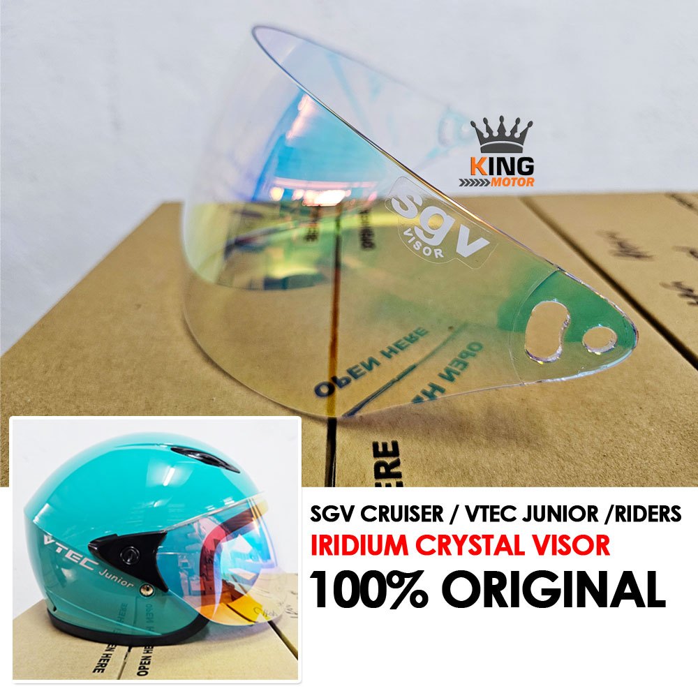 [100% ORIGINAL] SGV CRUISER IRIDIUM CRYSTAL VISOR-SGV RIDER / VTEC ...