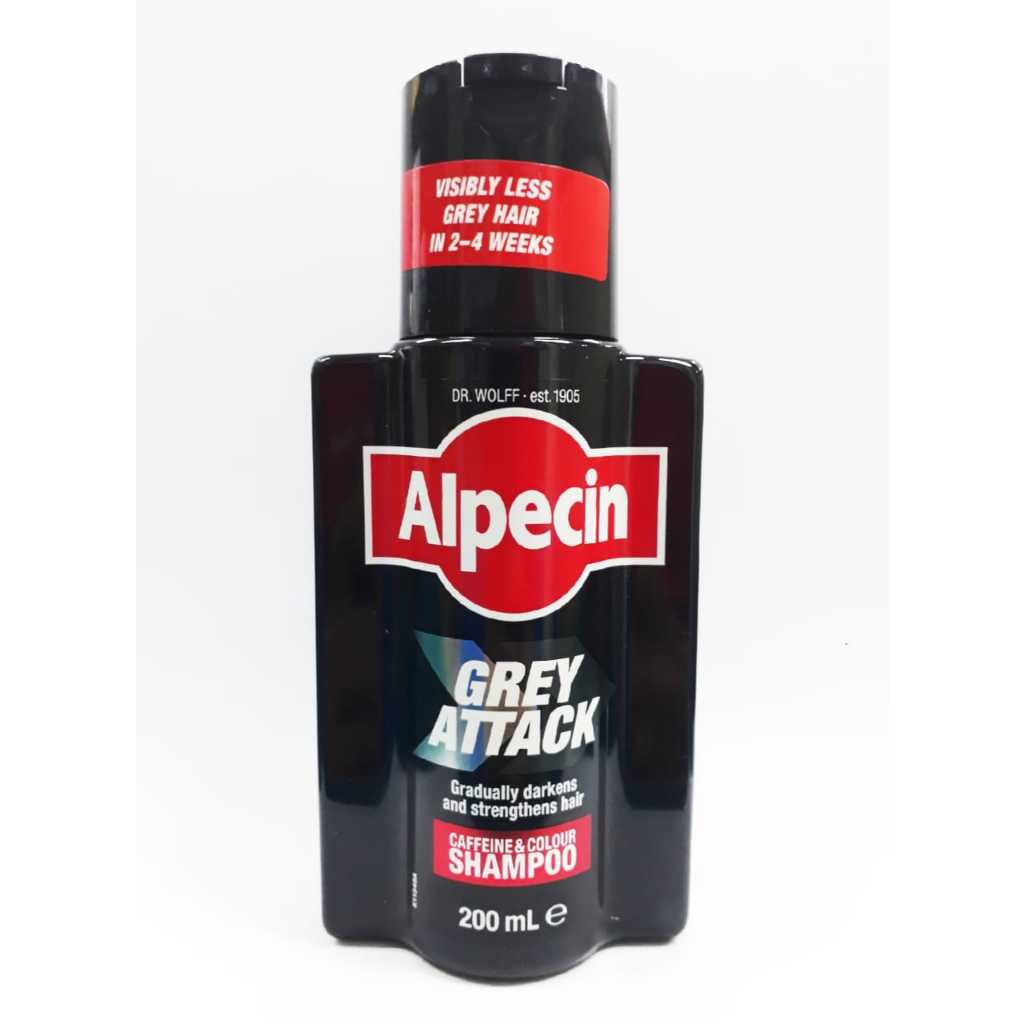 Alpecin Grey Attack Caffeine & Colour Shampoo (200ml) - Gradually ...