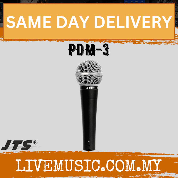 JTS PDM-3 Moving coil dynamic microphone ( PDM3 / PDM 3 ) | Shopee Malaysia