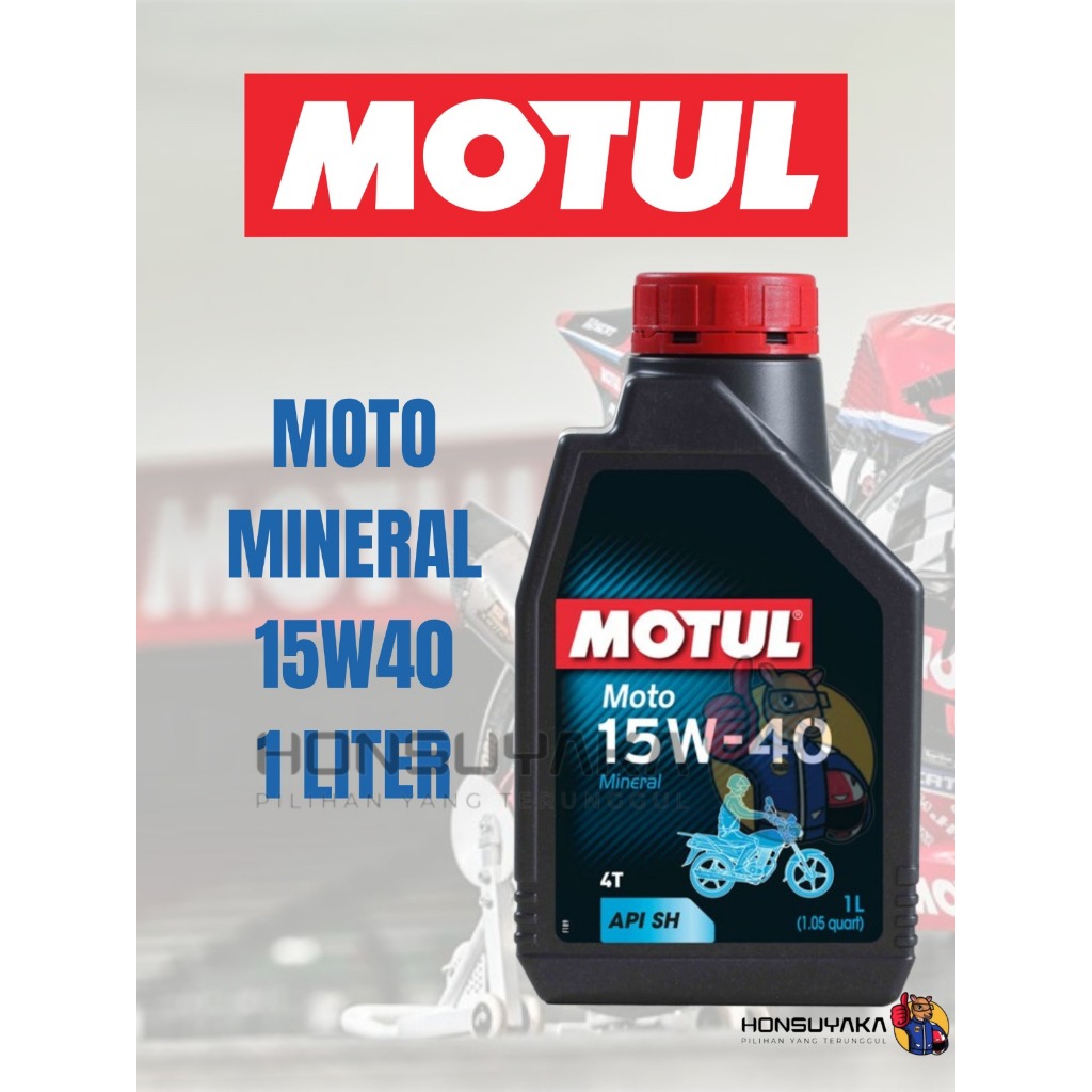 4T MOTUL MOTO 15W-40 1LITER (ORIGINAL) | Shopee Malaysia