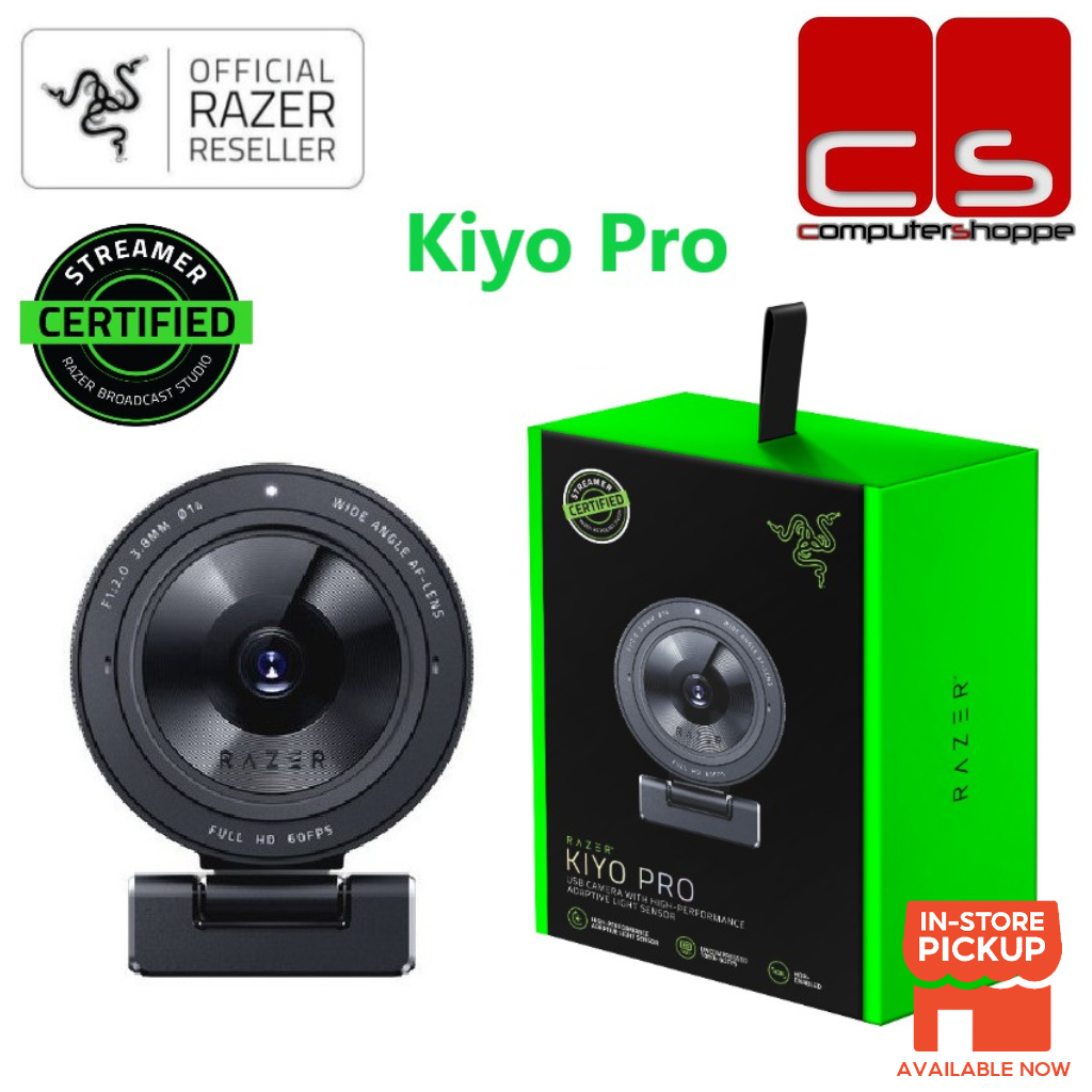 Razer Kiyo Pro USB Camera with High-Performance Adaptive Light Sensor ...