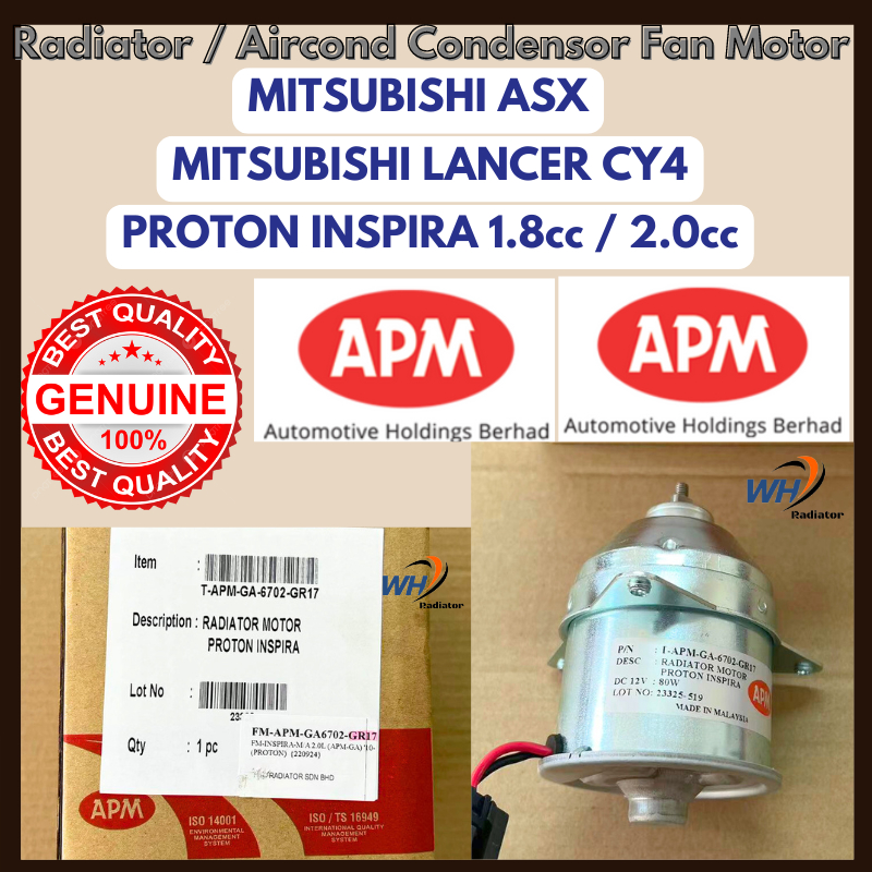 100% ORIGINAL APM PROTON INSPIRA / MITSUBISHI LANCER / MITSUBISHI ASX ...