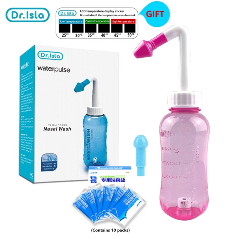 Dr.Isla Nasal Wash System Neti Pot Cleaner Irrigation for Allergic ...