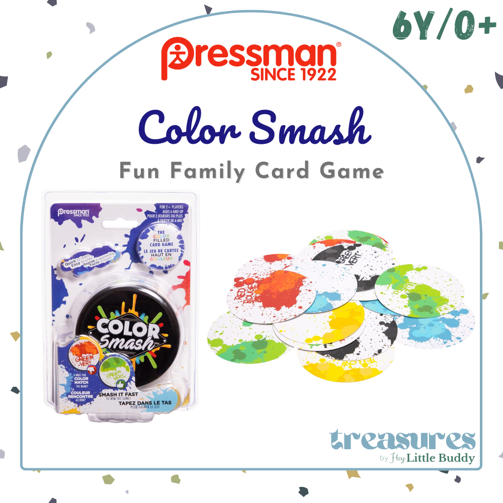 Pressman Color Smash Peggable Card Board Games Family Kids Adults Fun 6 ...