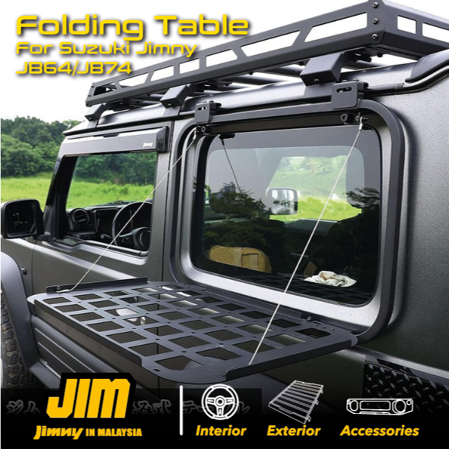 JIMNY 2022 ACCESSORIES Foldable Side Window Bracket for suzuki jimny JB74 JB64 2019 + 2023 ...