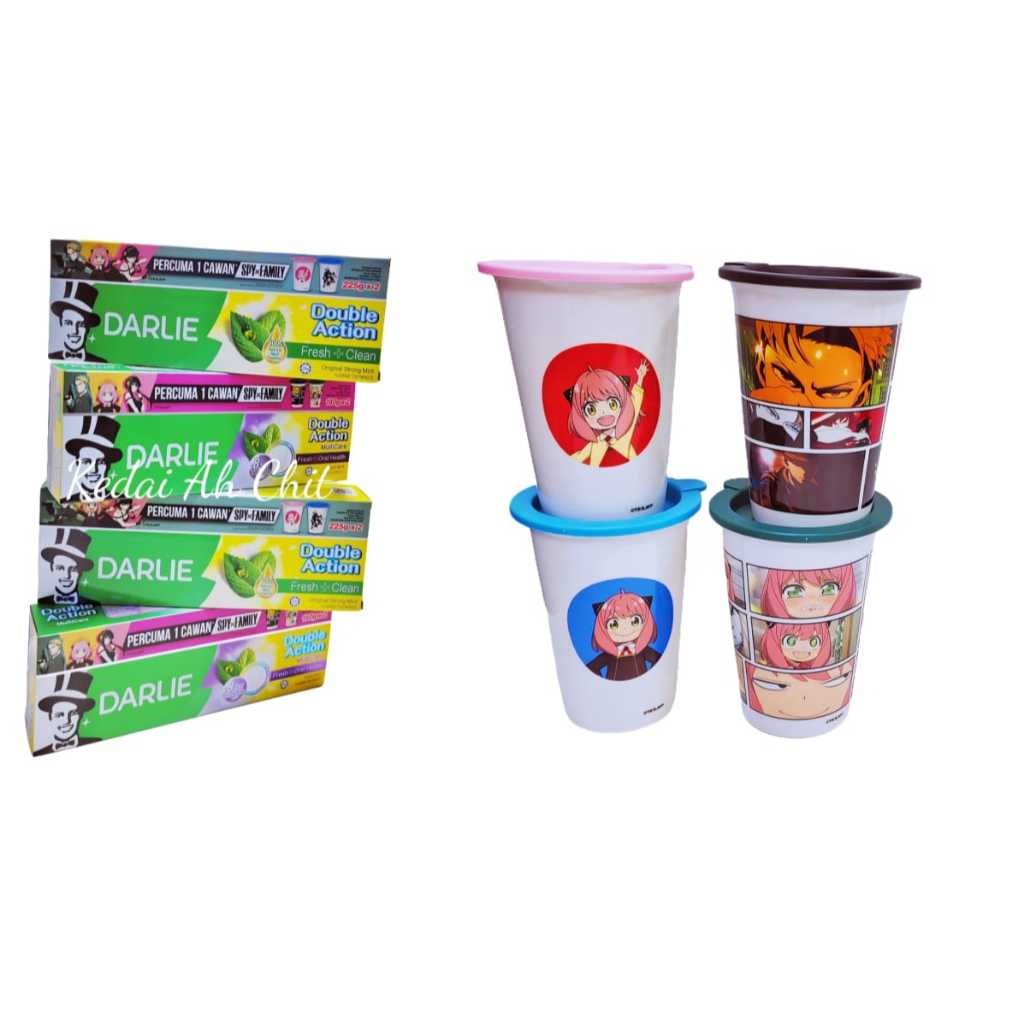 DARLIE Double Action Toothpaste * SPX x FAMILY Full Set Collection ...