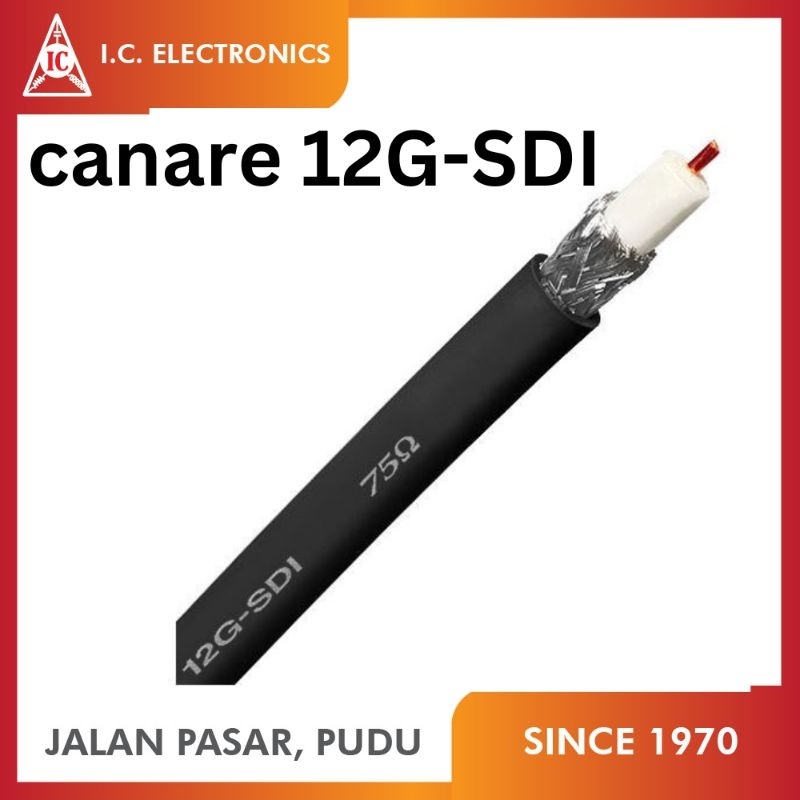 Canare L-5-5CUHWS 12G-SDI Mobile Flexible 75 Ohm Coaxial Cable/Per Meter | Shopee Malaysia