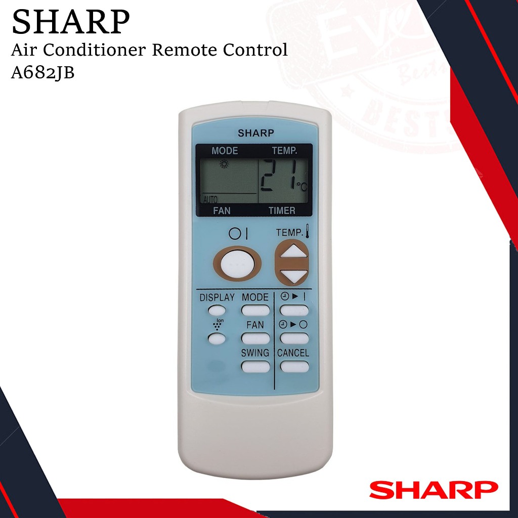 Sharp Aircond Air Conditioner Remote Control SH-598 HA-SH01 | Shopee ...