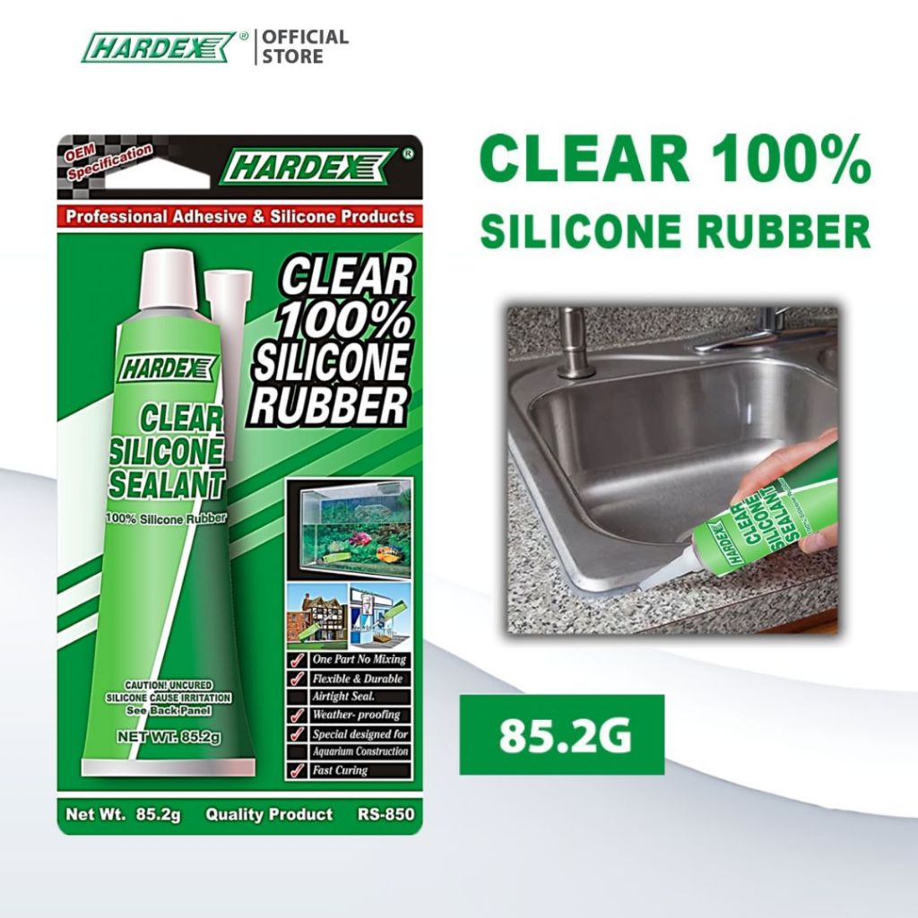 Hardex Clear Silicone Rubber (35g/85.2g) RS-853/RS-850 | Shopee Malaysia