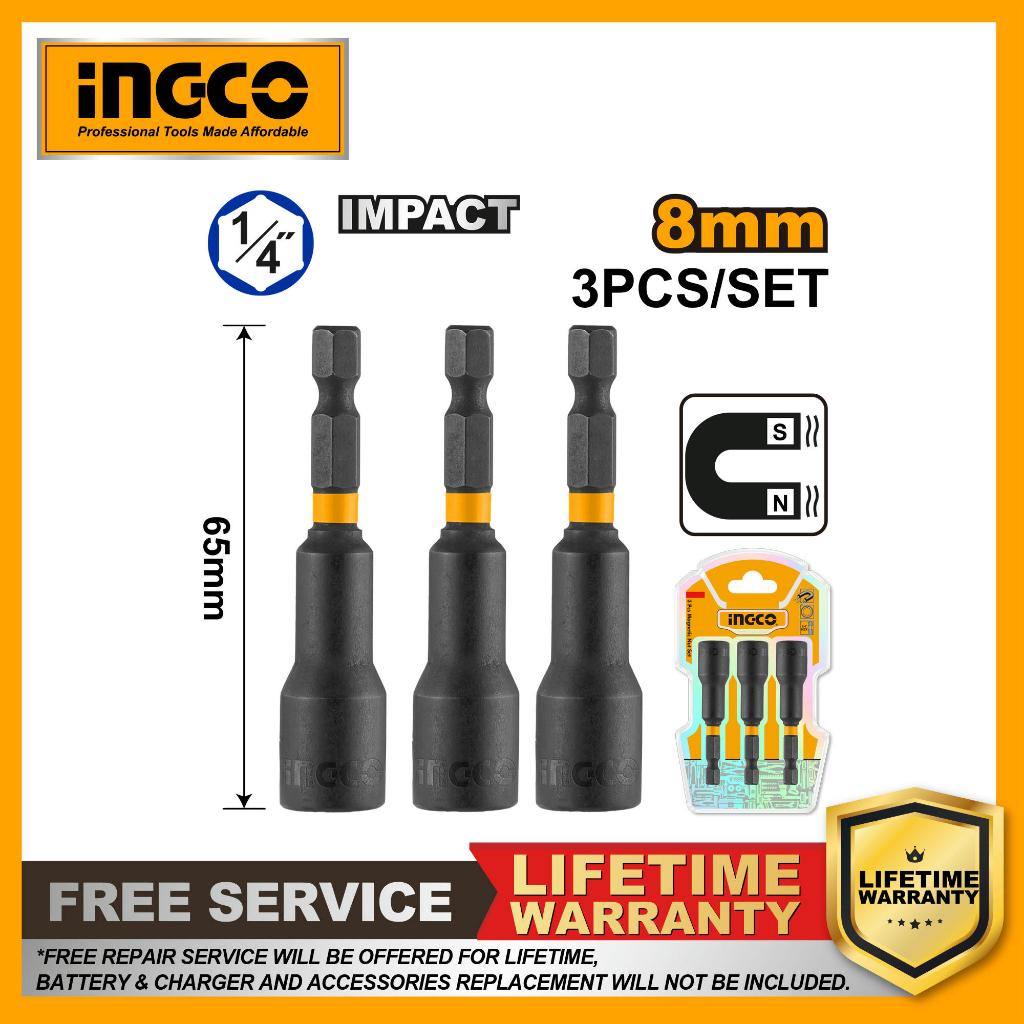 INGCO 3 Pcs impact magnetic nut set AMN0831 | Shopee Malaysia