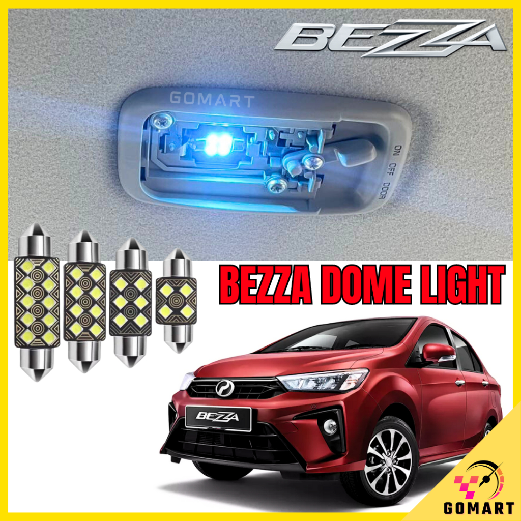 NEW PERODUA BEZZA DOME LIGHT Car Room Interior Led Lamp Bulb Lampu ...