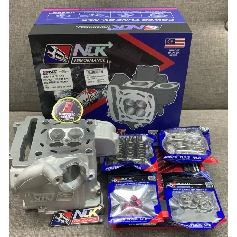 NLK LC / Y15 SUPERHEAD HEAD V5 V6 RACING CNC 19/22 20/23 22/25 23/26 24/27 25/28 VPRO WITH FULL ...