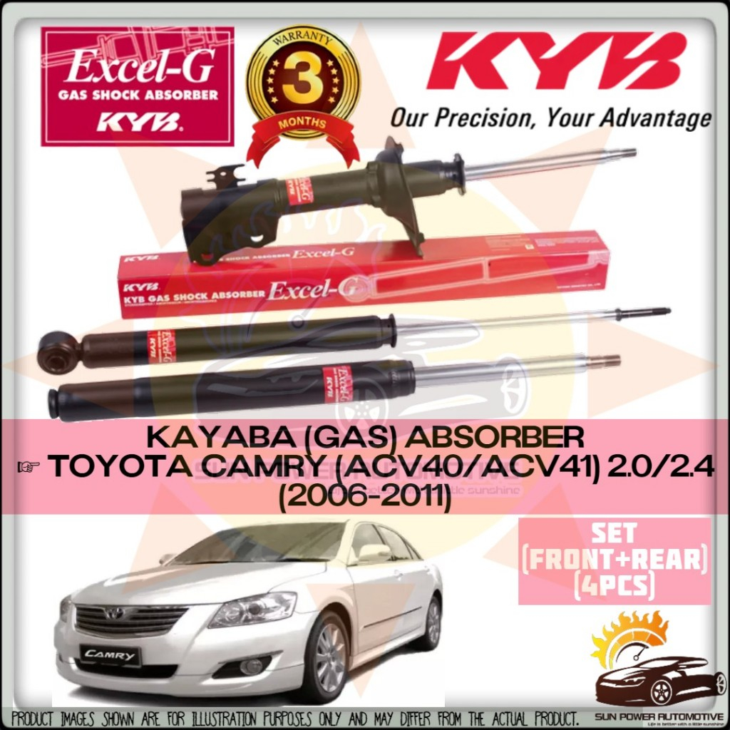 KAYABA KYB EXCEL G Toyota Camry ACV40 / ACV41 2.0 / 2.4 Gas Shock Strut ...