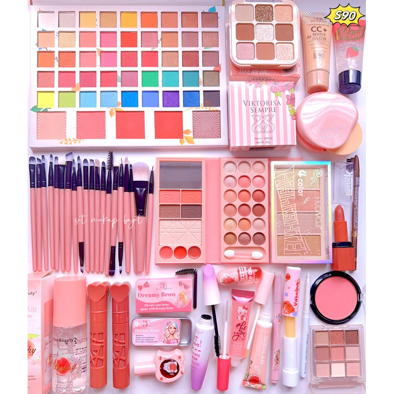 SET MAKEUP LENGKAP S90 😍 SUPER DUPER WOWW ‼️ ITEM LENGKAP UNTUK MEKAP 😍 ...