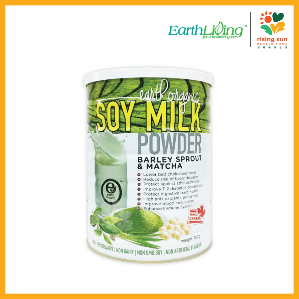Earth Living Organic Barley Sprout & Matcha Soy Milk Powder 700G ...