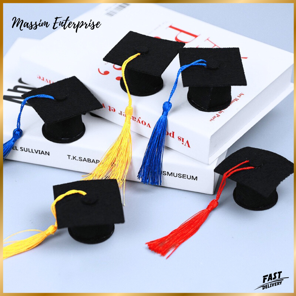 Mini Cap Convocation Graduation Mini Convo Cap for DIY Flower Cap 迷你毕业帽 ...