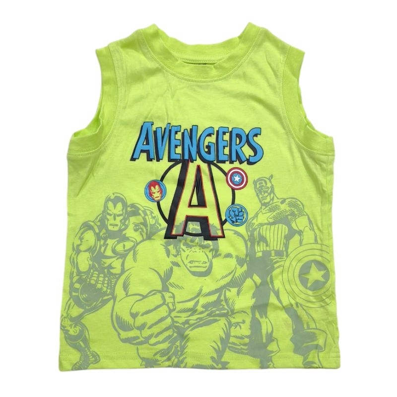M@rvel kids boy singlet t shirt superhero - size 2-5T | Shopee Malaysia